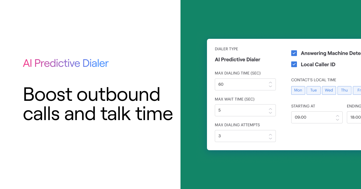 AI Predictive Dialer Software for Call Centers