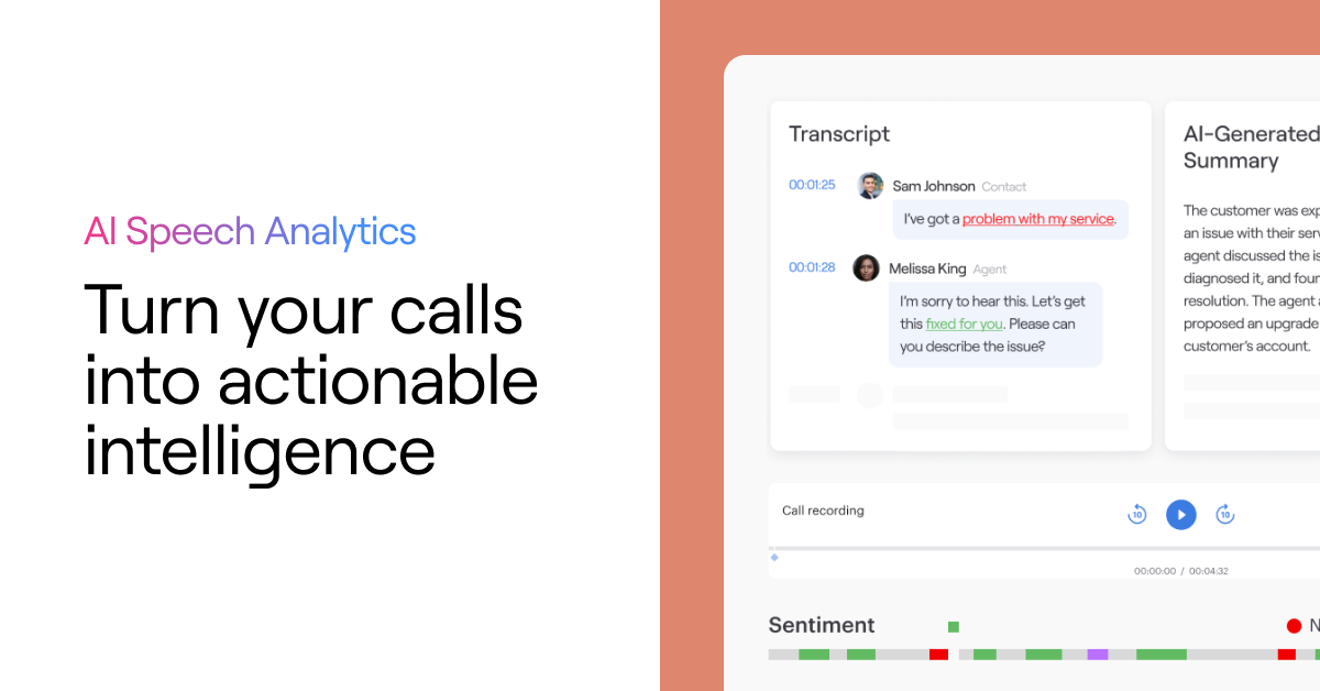 Call Center Speech Analytics Software: Powerful AI Voice Analysis